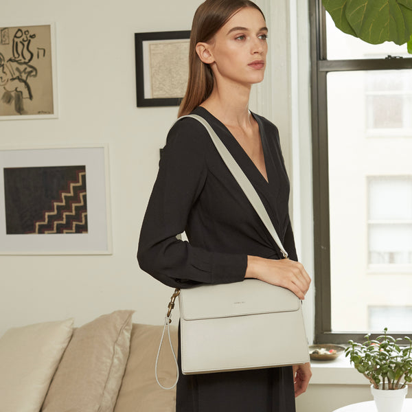 Hamilton Shoulder Bag - Light Gray