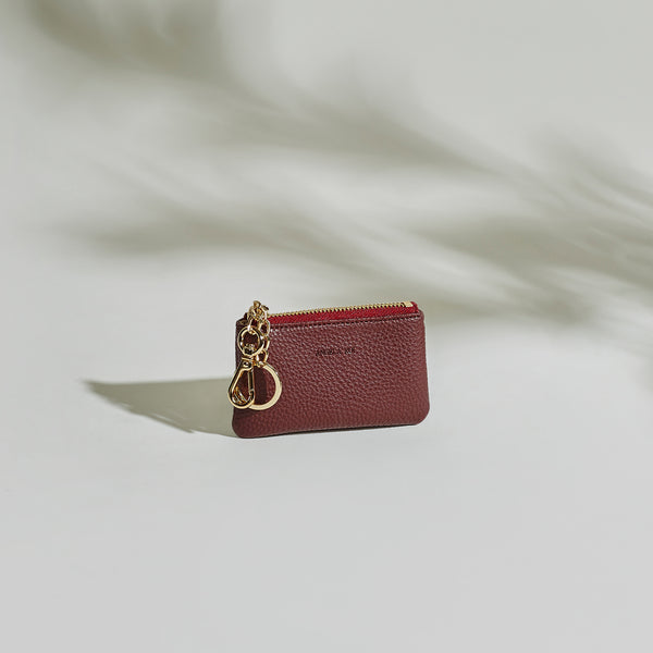 Zuri Card Pouch - Bordeaux