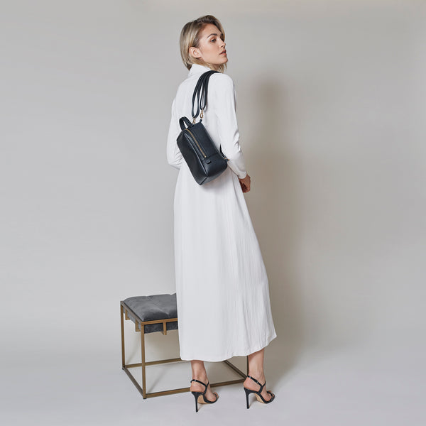 Mia Mini Backpack - Black